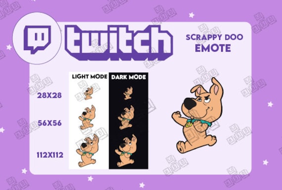 Twitch Emote: Scrappy Doo | Etsy Denmark
