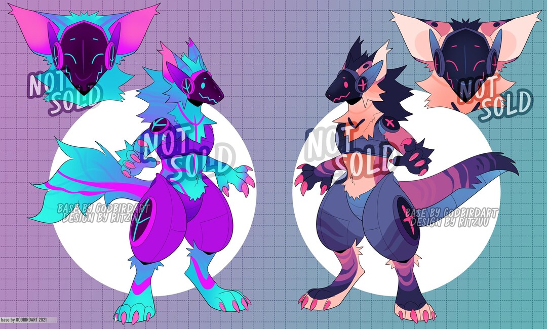 Protogen Adopts / Furry/fursona Adoptables - Etsy Australia