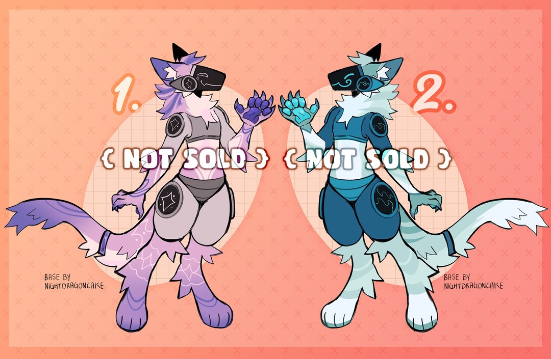 Anthro Protogen adopta Protogen Furry/Fursona adopta - Etsy España