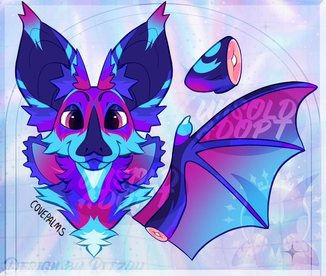 Bat Premade Adopt! / Furry/fursona Adoptable - Etsy