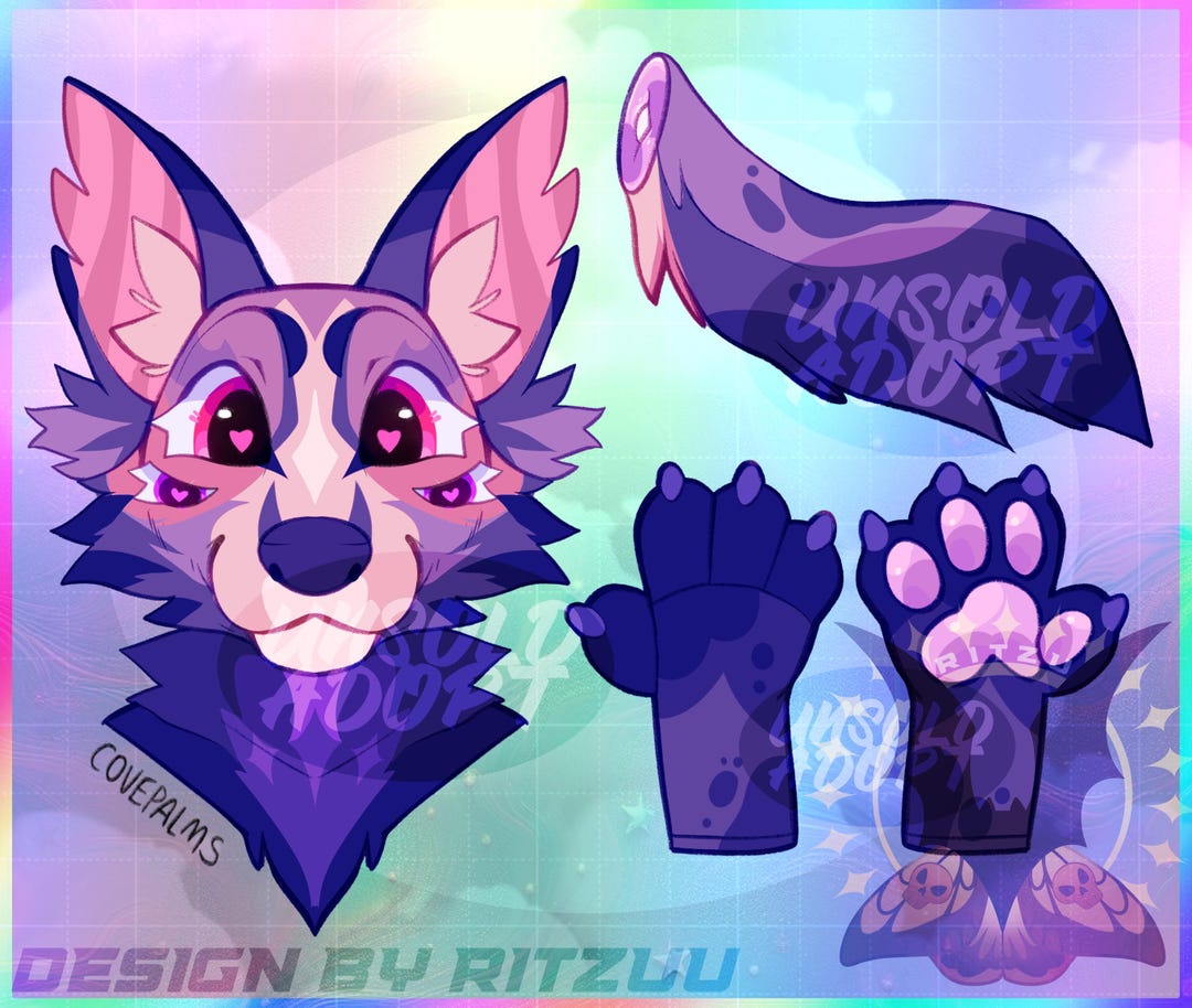 Wolf Premade Adopt! / Furry/fursona Adoptable - Etsy