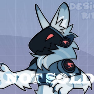 Anthro Protogen Ref Sheet Adopt - Etsy