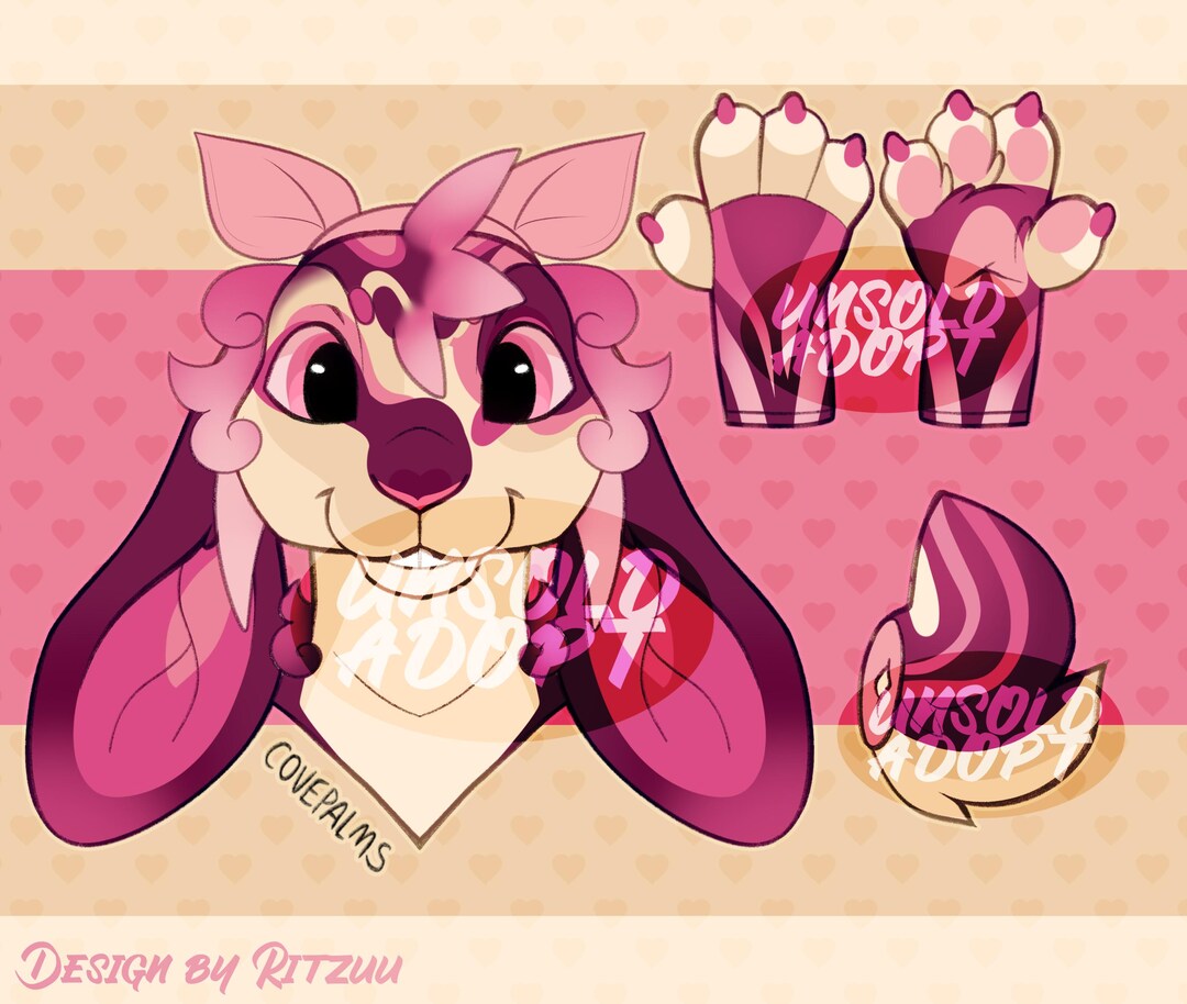 Lop Bunny Premade Adopt! / Furry/fursona Adoptable - Etsy