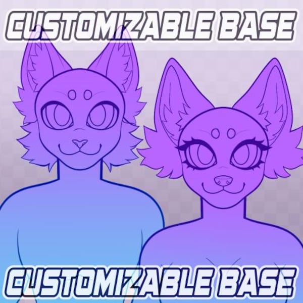 Furry Art Base - Etsy