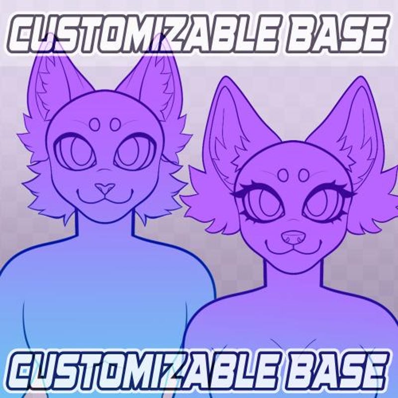 Furry Art Base - Etsy