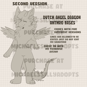 Anthro Dutch Angel Dragon Base - Etsy