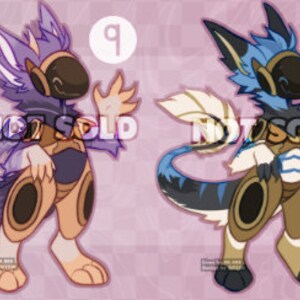 Anthro Protogens Protogen Fursona/Furry Adopts - Etsy México