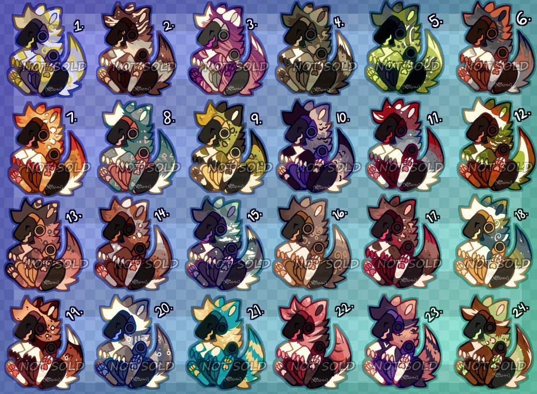 Chibi Protogen adopta Protogen Furry/Fursona Adoptables - Etsy México