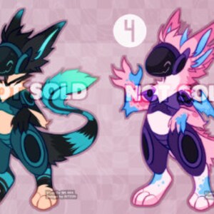 Anthro Protogens Protogen Fursona/Furry Adopts - Etsy México