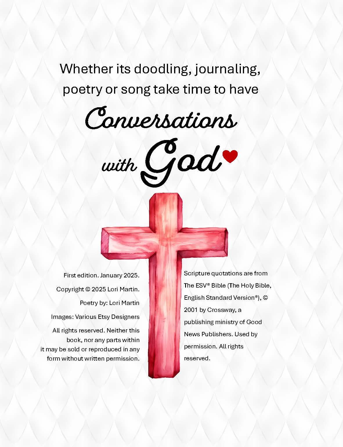 Conversations With God Jesus and His Parables - Etsy