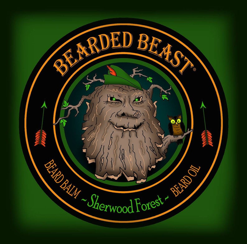 Bearded Beast -sherwood Forest- Beard Oil & Balm Combo - Etsy