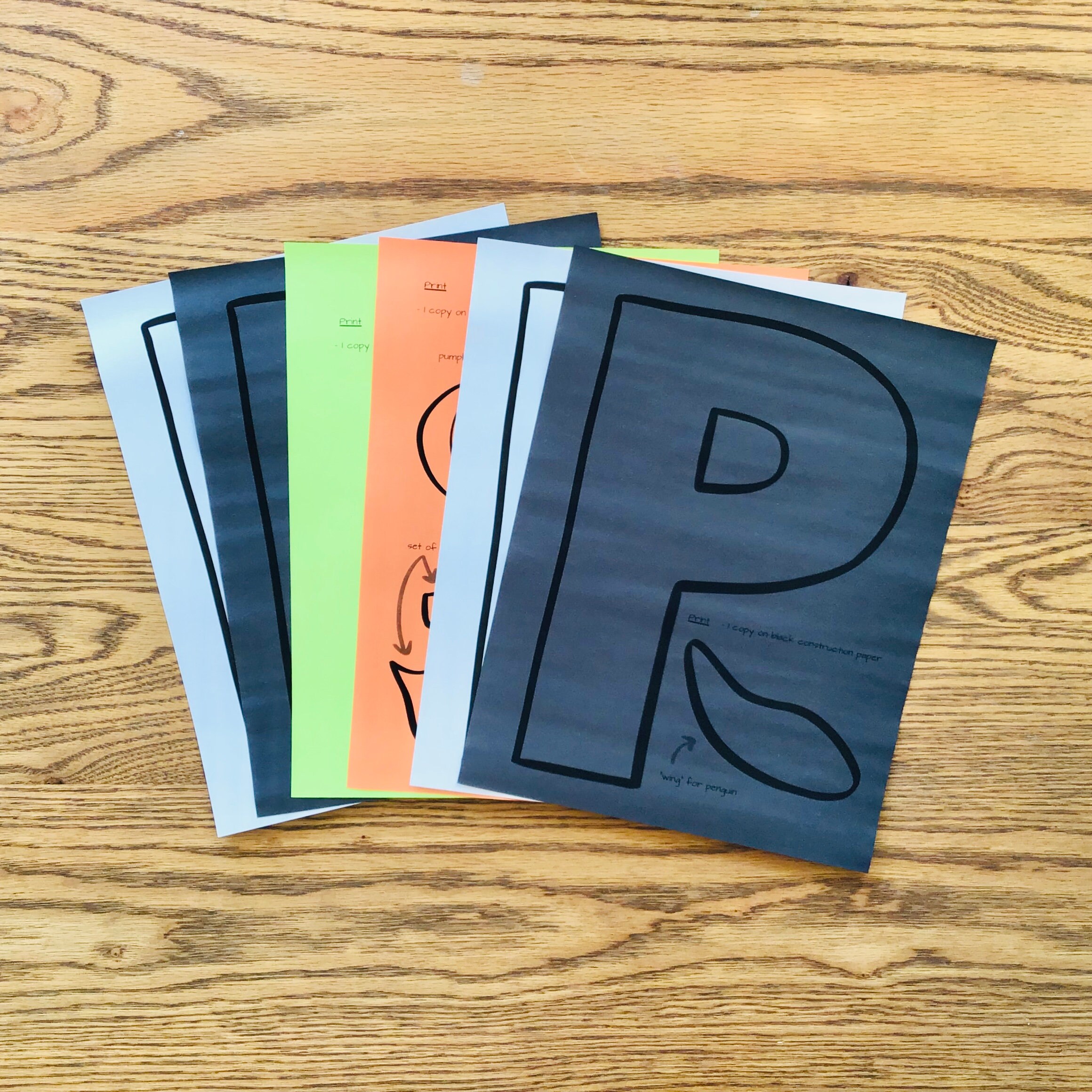 Printable Phonics Crafts The Sound of P Letter | Etsy