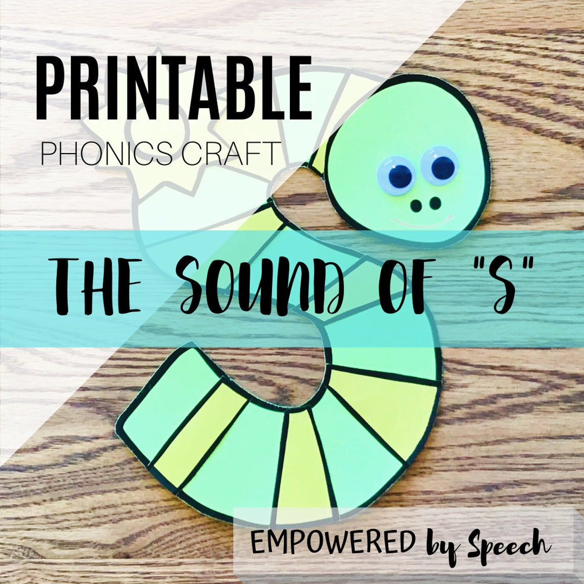 Printable Phonics Crafts the Sound of s Letter - Etsy