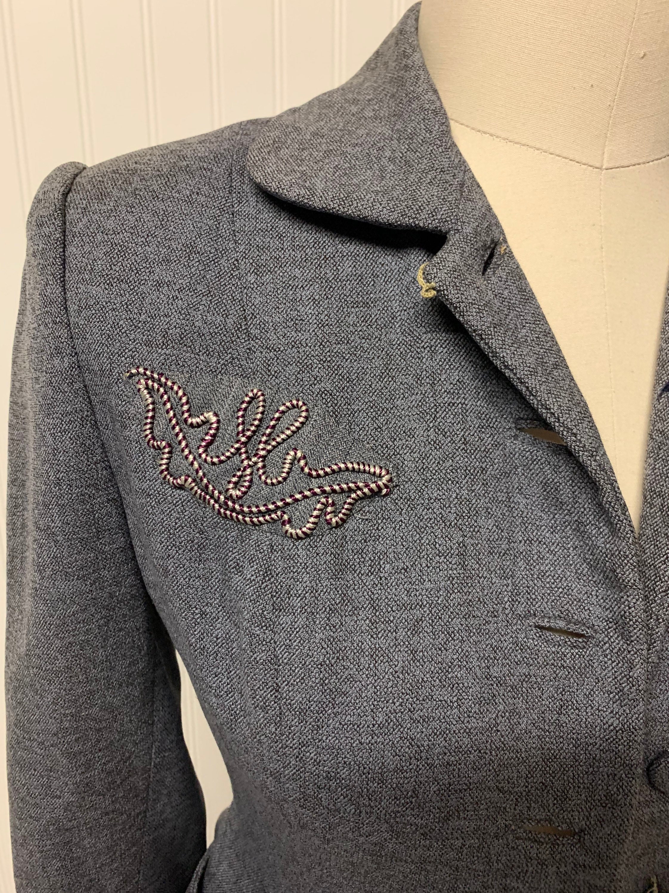 1940s Wool Blazer Etsy