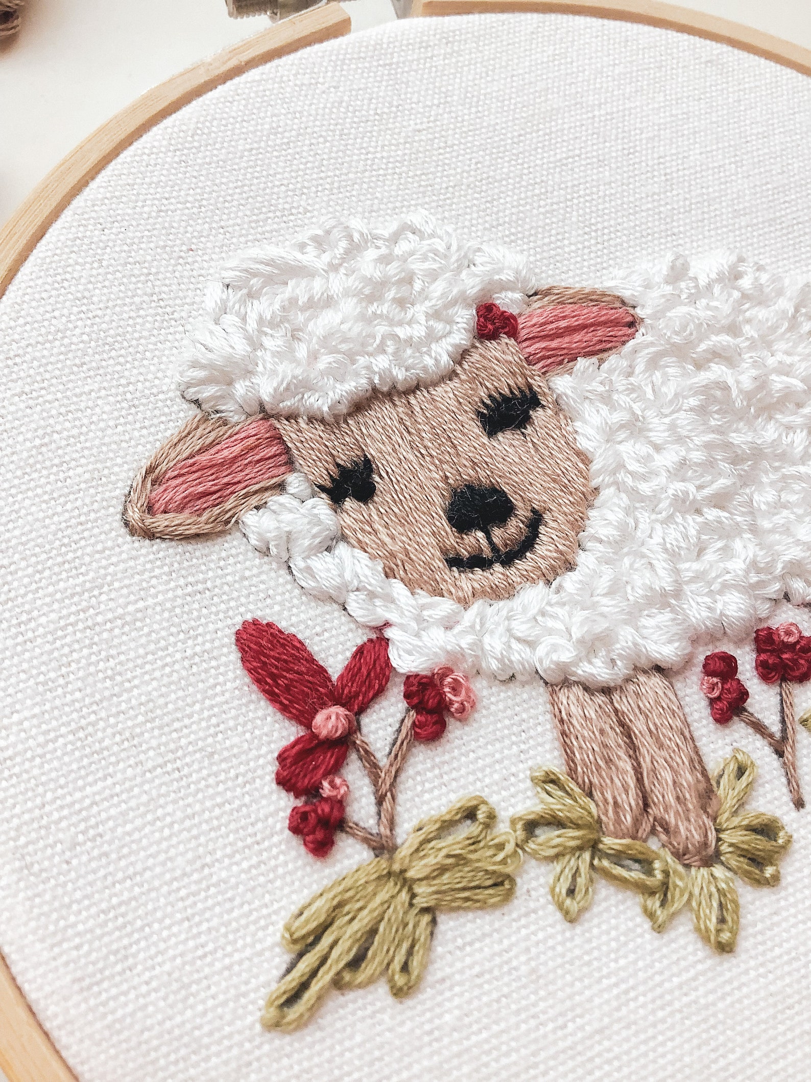 Sheep PDF Pattern Video Guide Embroidery Pattern Suzy the Sheep Animal ...