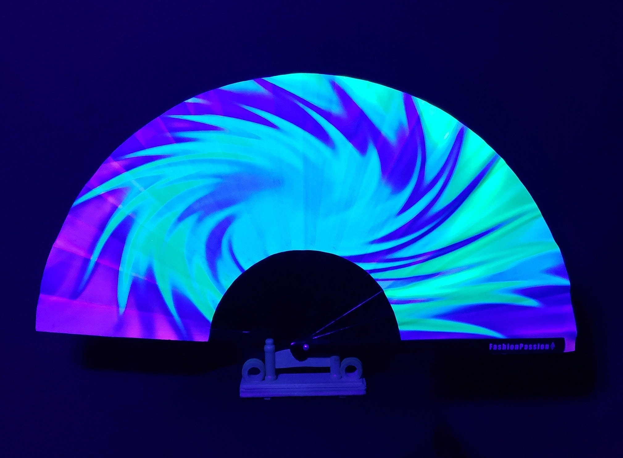 Tie Dye Collection Hand Fan / 3D UV Glow Fan / Clacking Fan / | Etsy