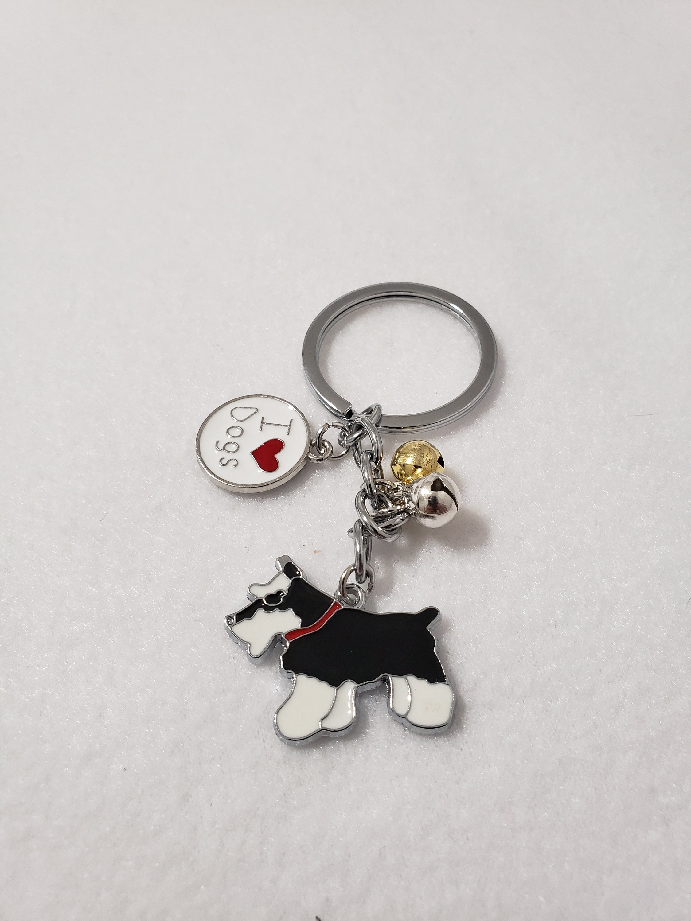 Dog Keychain / Dog Tags Tassle Keychain / Maltese / French Bulldog ...