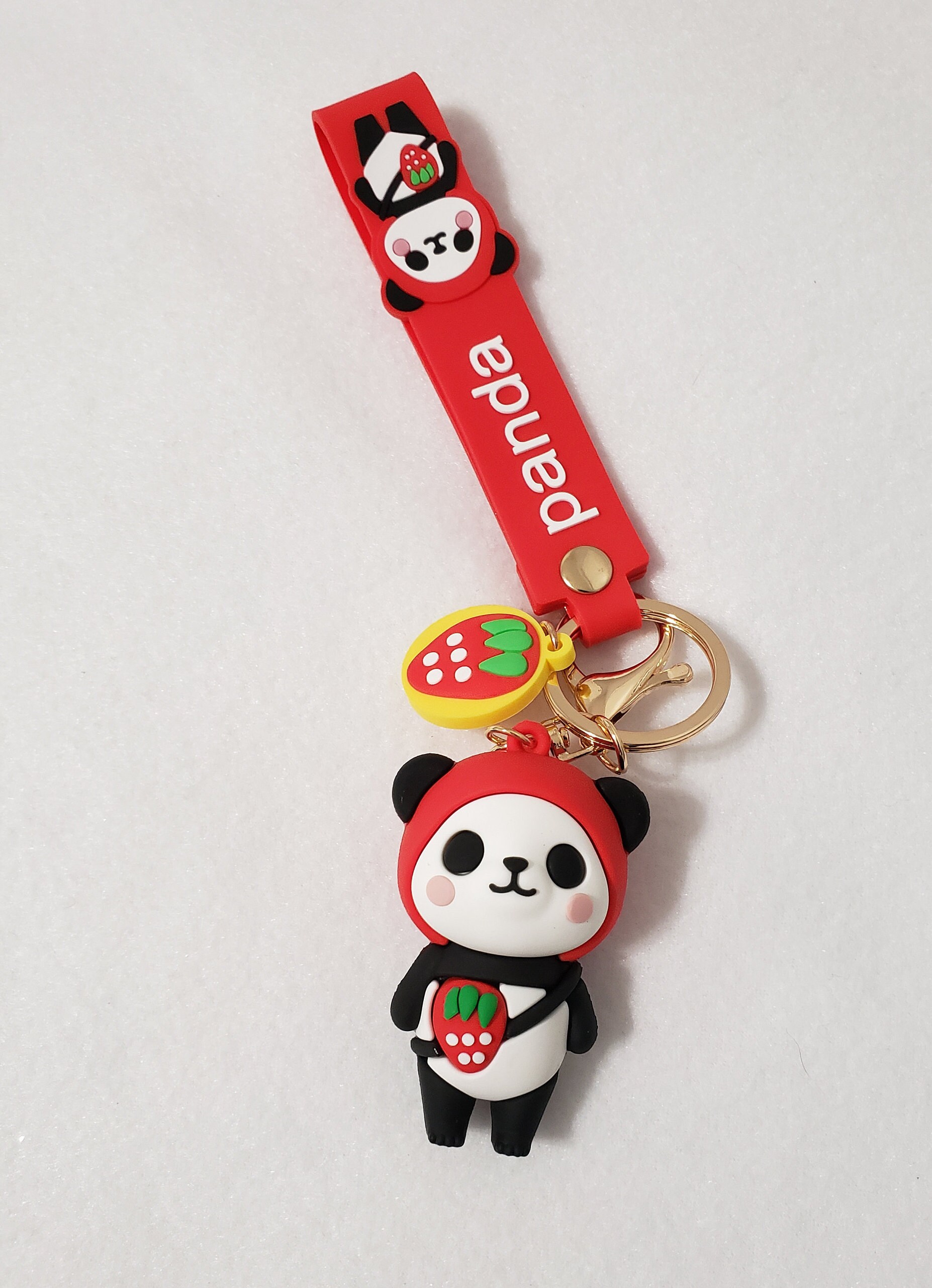 Panda Keychain / Super Cute Baby Panda Tassle Keychain / | Etsy