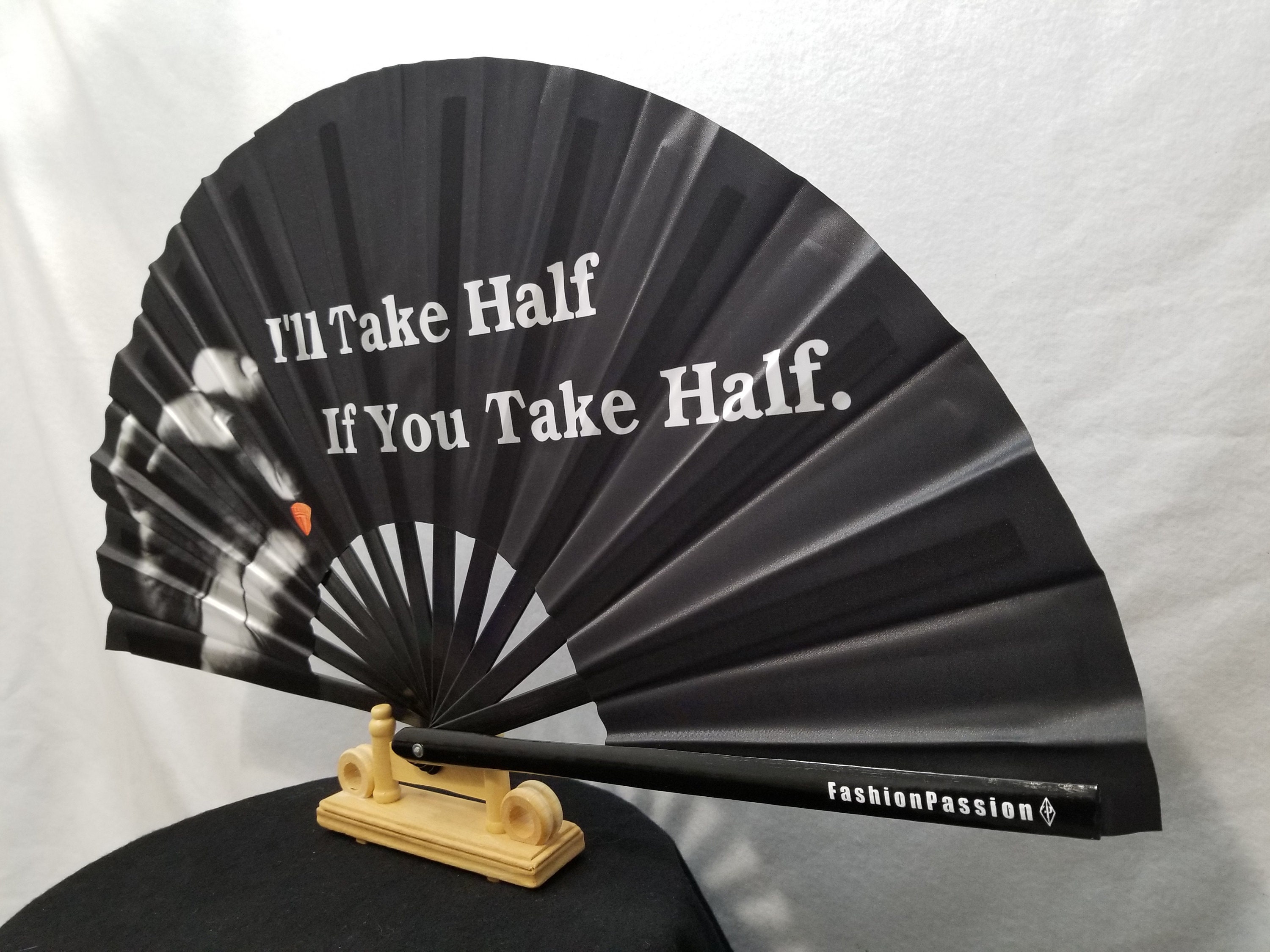 I'll Take Half If You Take Half Hand Fan / Make a - Etsy