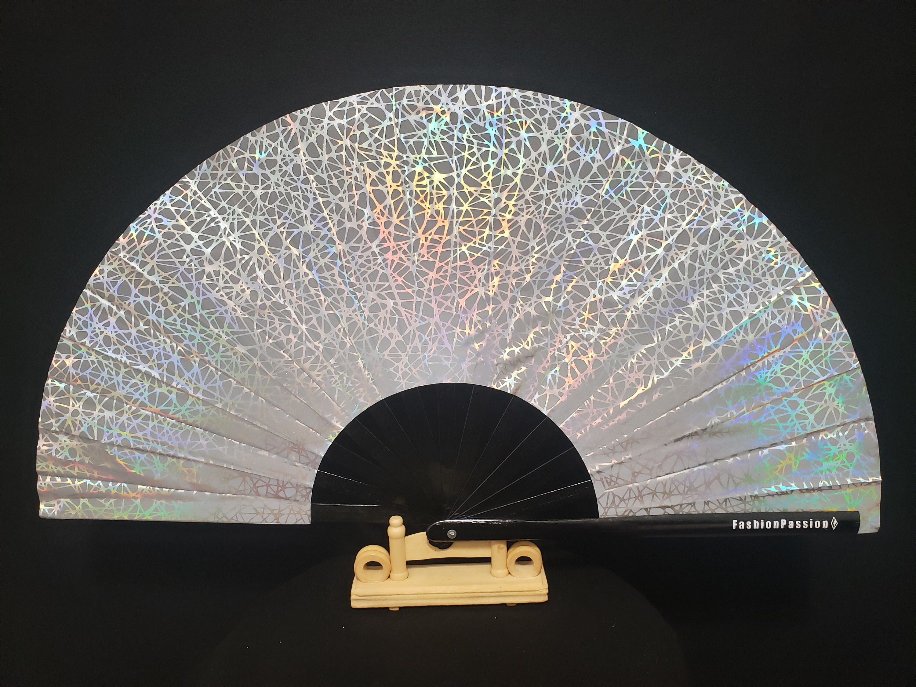 The Chameleon Shattered Glass Hand Fan / Cyberpunk / Futuristic ...