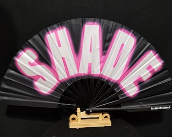 Tie Dye Collection Hand Fan / 3D UV Glow Fan / Clacking Fan / Rave ...