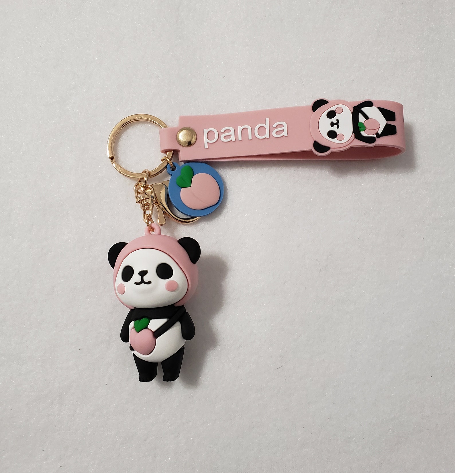 Panda Keychain / Super Cute Baby Panda Tassle Keychain / | Etsy