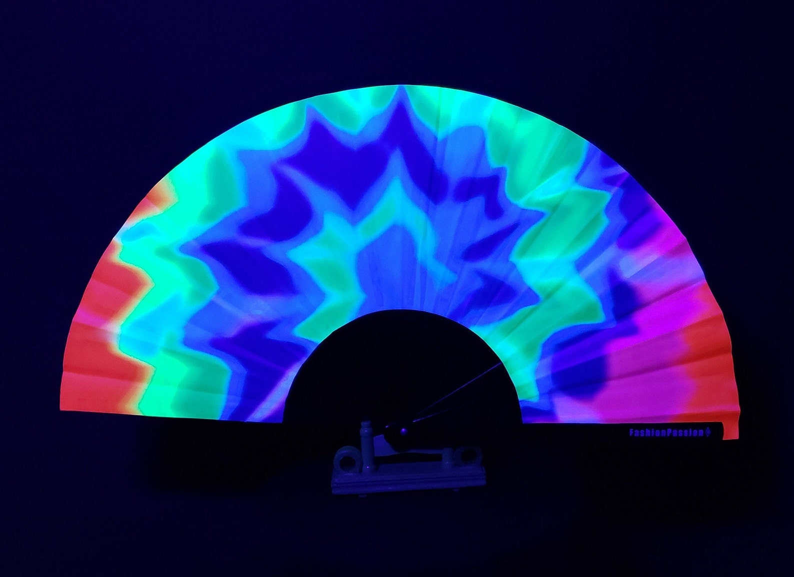 Tie Dye Collection Hand Fan / 3D UV Glow Fan / Clacking Fan / | Etsy
