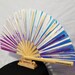 Mermaid Pearl Iridescent Hand Fan / Rave Accessory / Festival / Loud ...