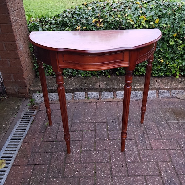 Half Moon Table - Etsy UK