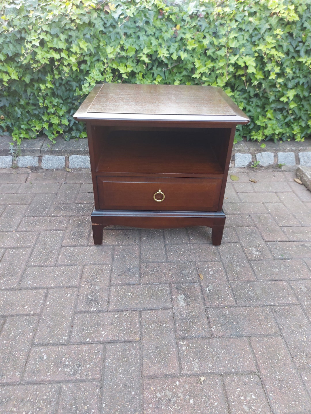 Pair of Vintage Stag Minstrel Bedside Table Cabinets - Etsy UK