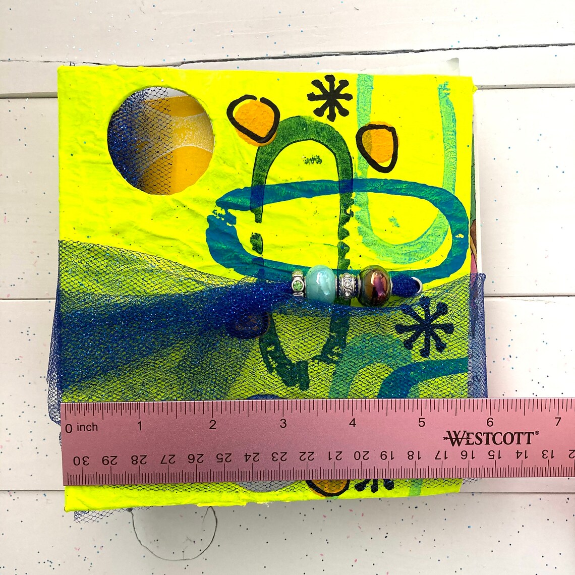 Handmade Junk Journal. Art Journal Kit. Journal Colorful. Mixed Media ...