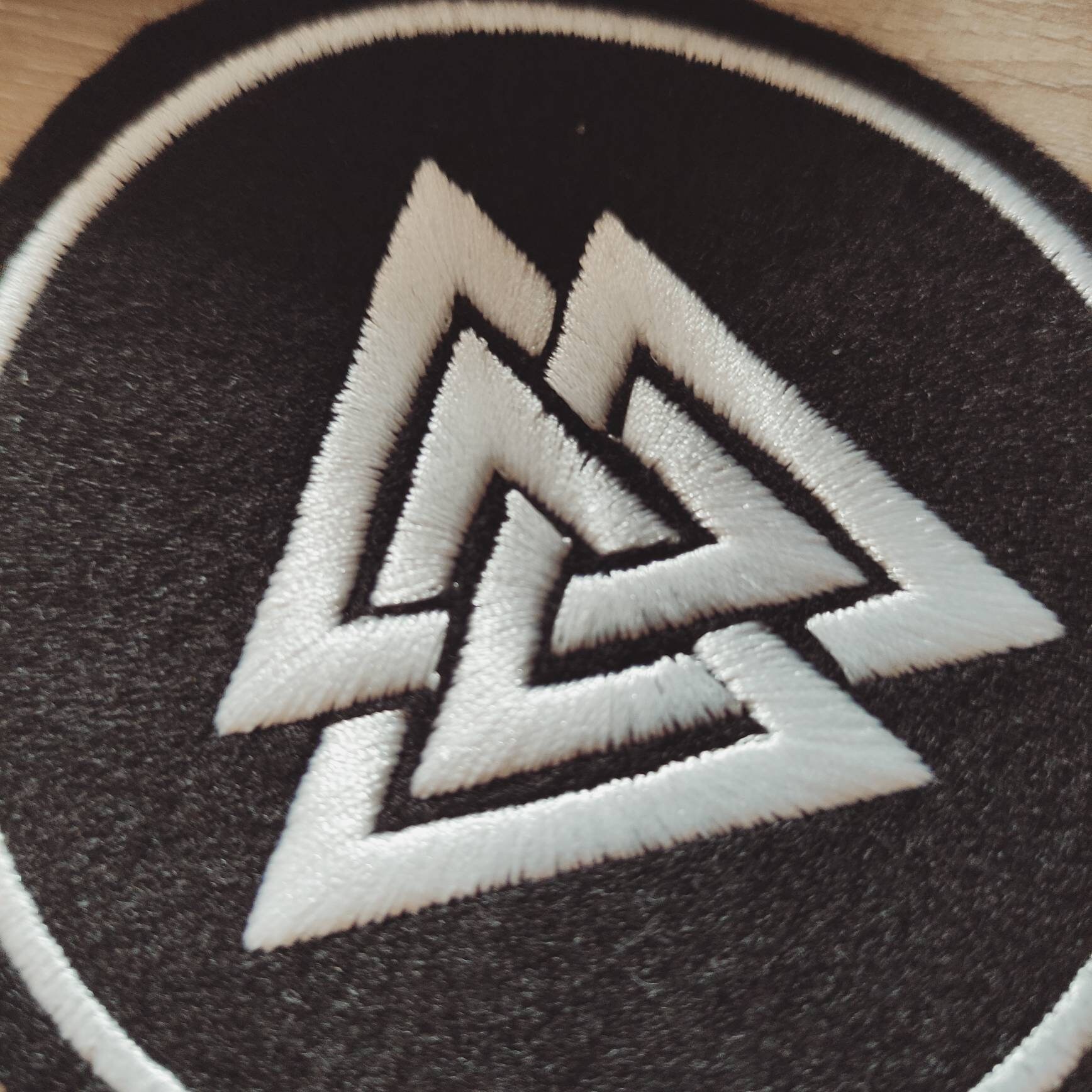Viking Symbol of the Valknut in Crest Format for Your Clothes and ...