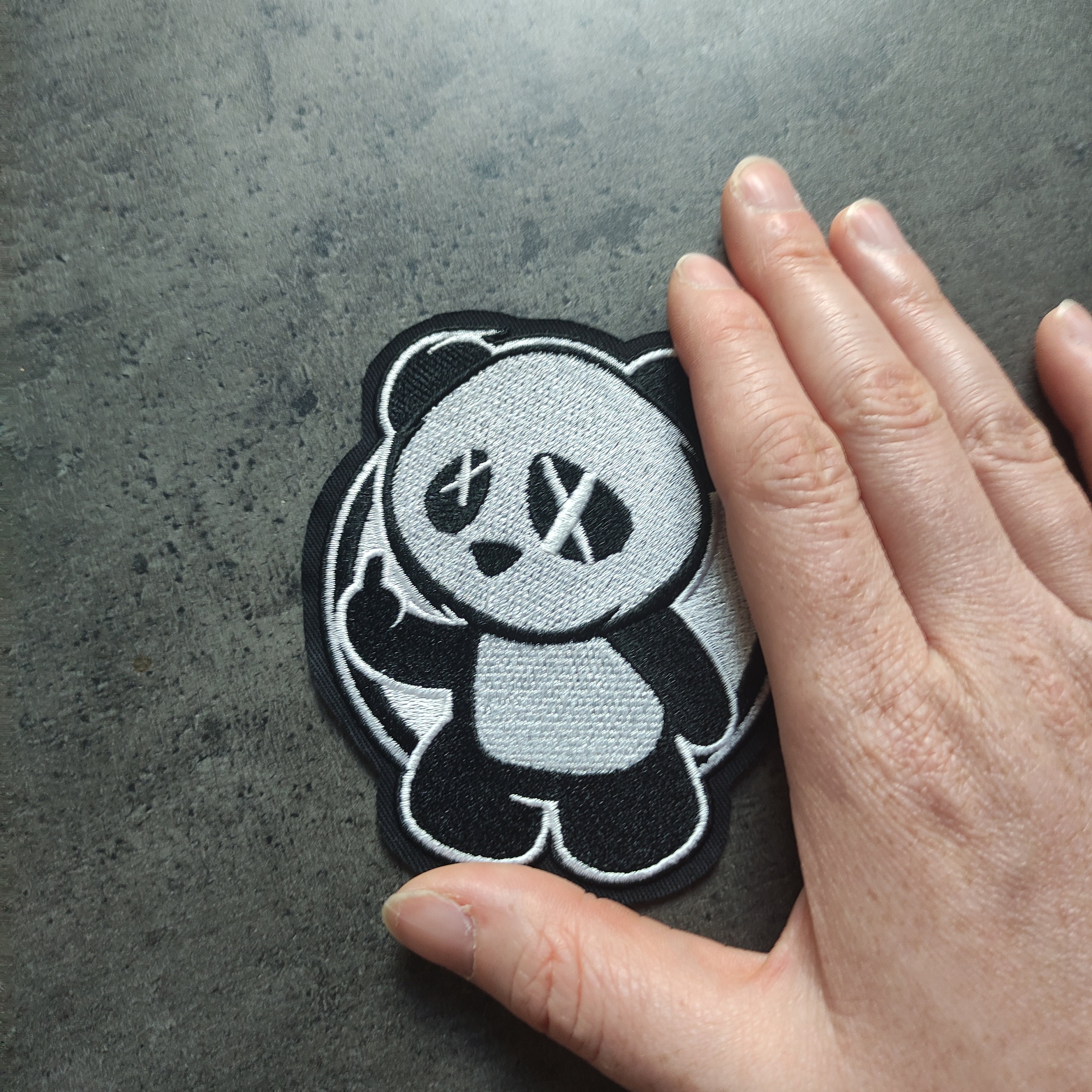 Rude Panda Rebel Patch - Etsy