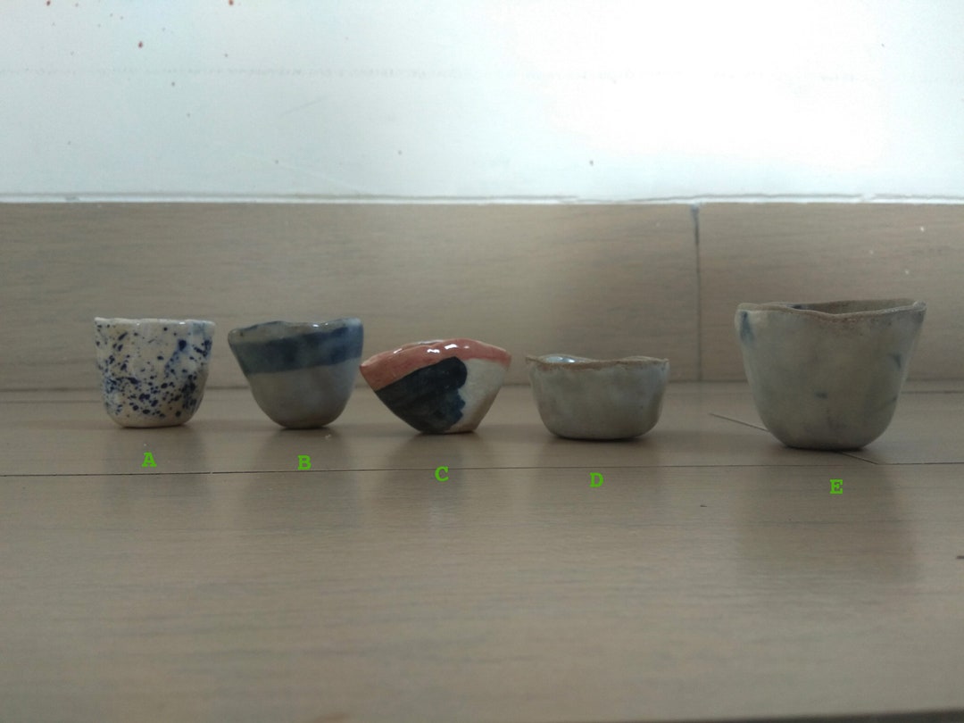 Handmade Ceramic Hand Pinch Mini Tea Cup - Etsy