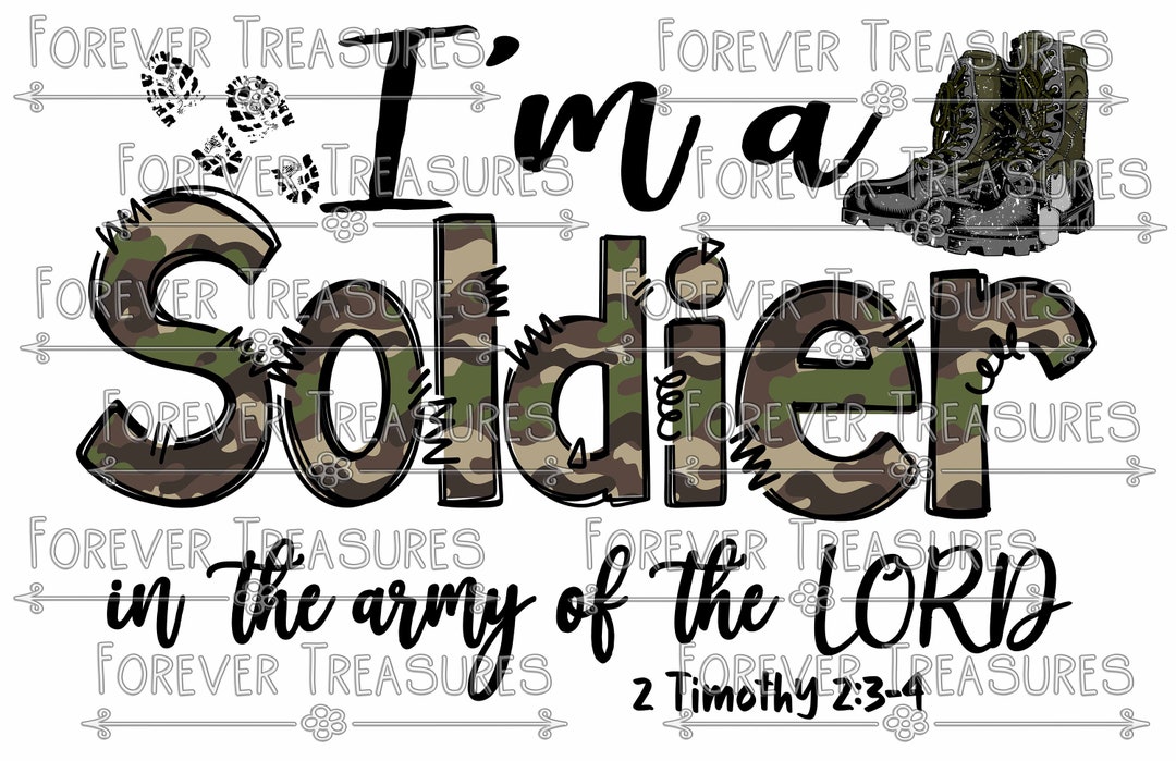 Soldier in Army of God - Etsy
