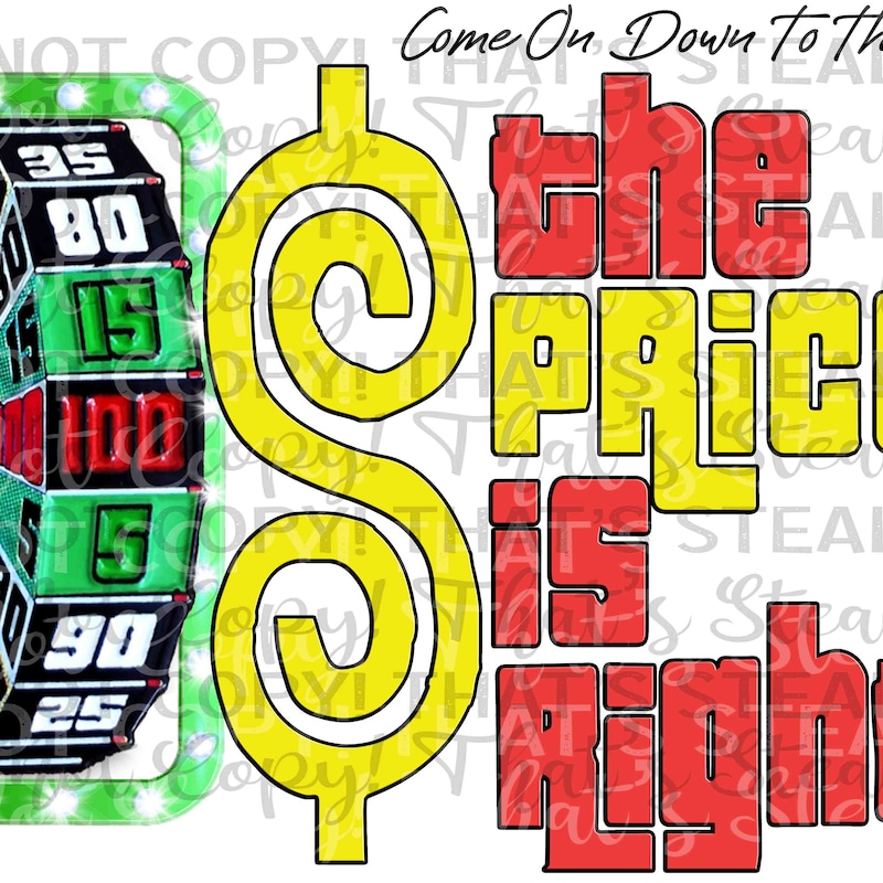 The Price is Right Svg - Etsy