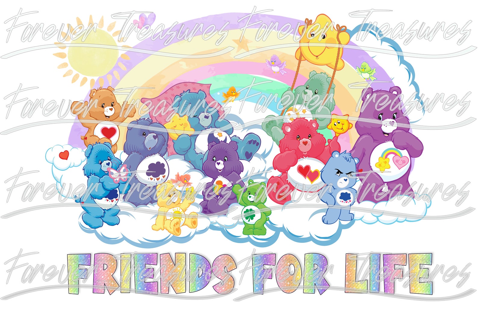 Care Bears Friends for Life - Etsy