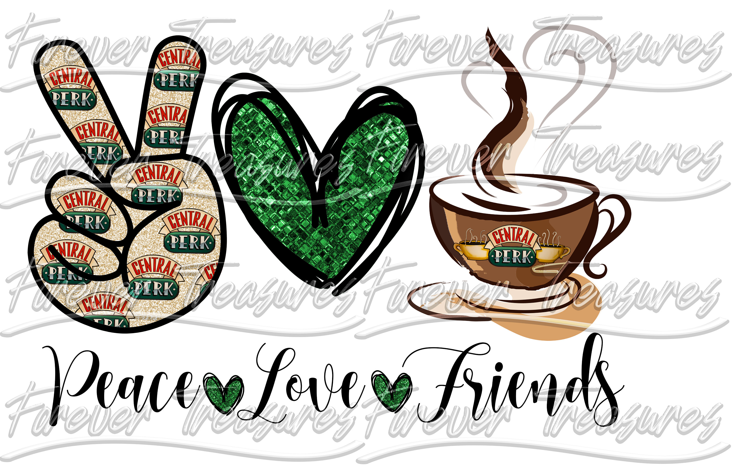 Peace Love Friends - Etsy