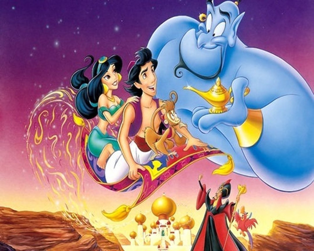 Aladdin Disney DIY Paint by Numbers 40x50 Same Day AU Shipping - Etsy
