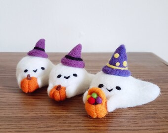 Needle Felted Ghost | Etsy