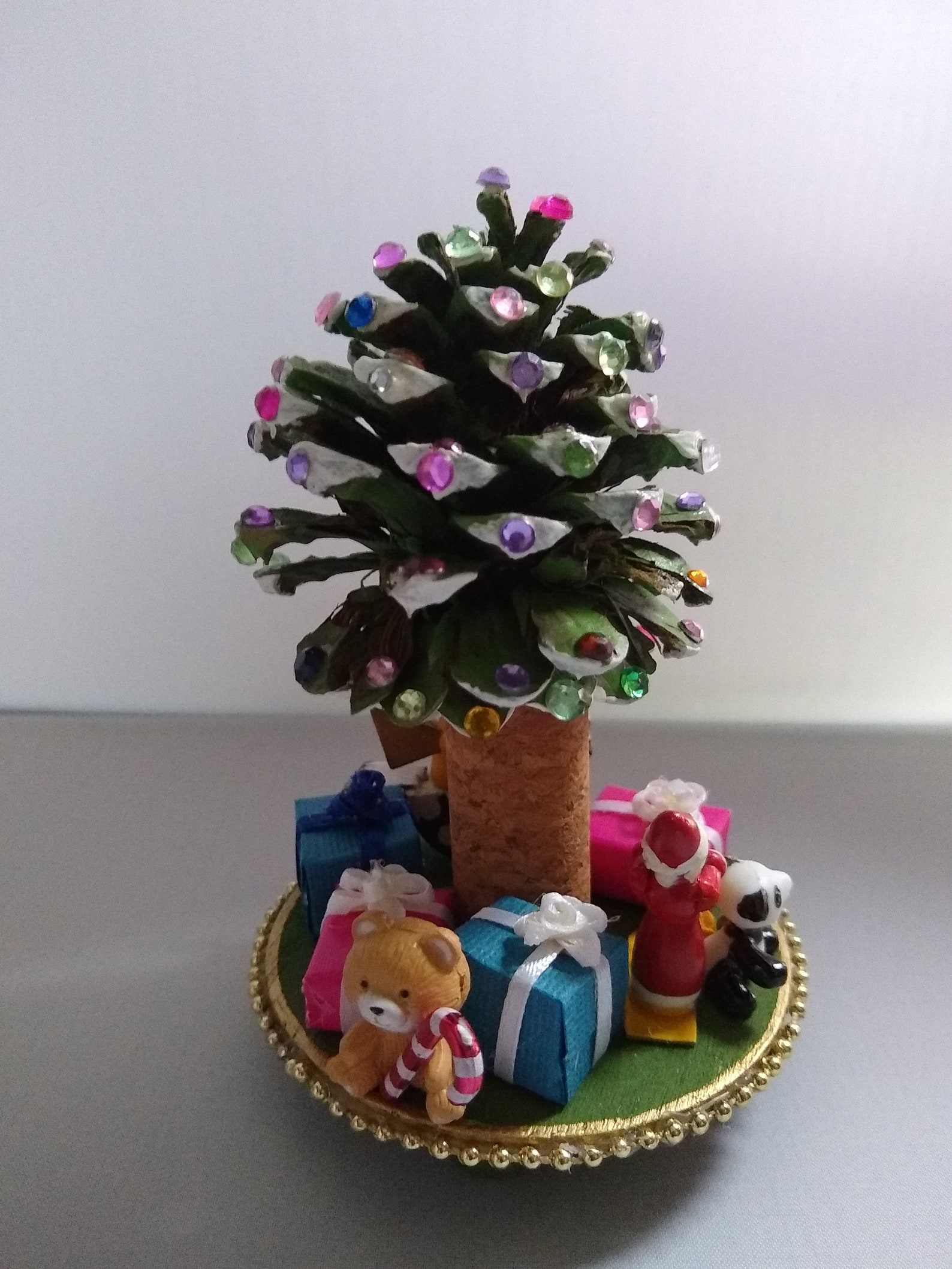 Old World Theme Miniature Diorama Santa Angel Rocking Horse - Etsy