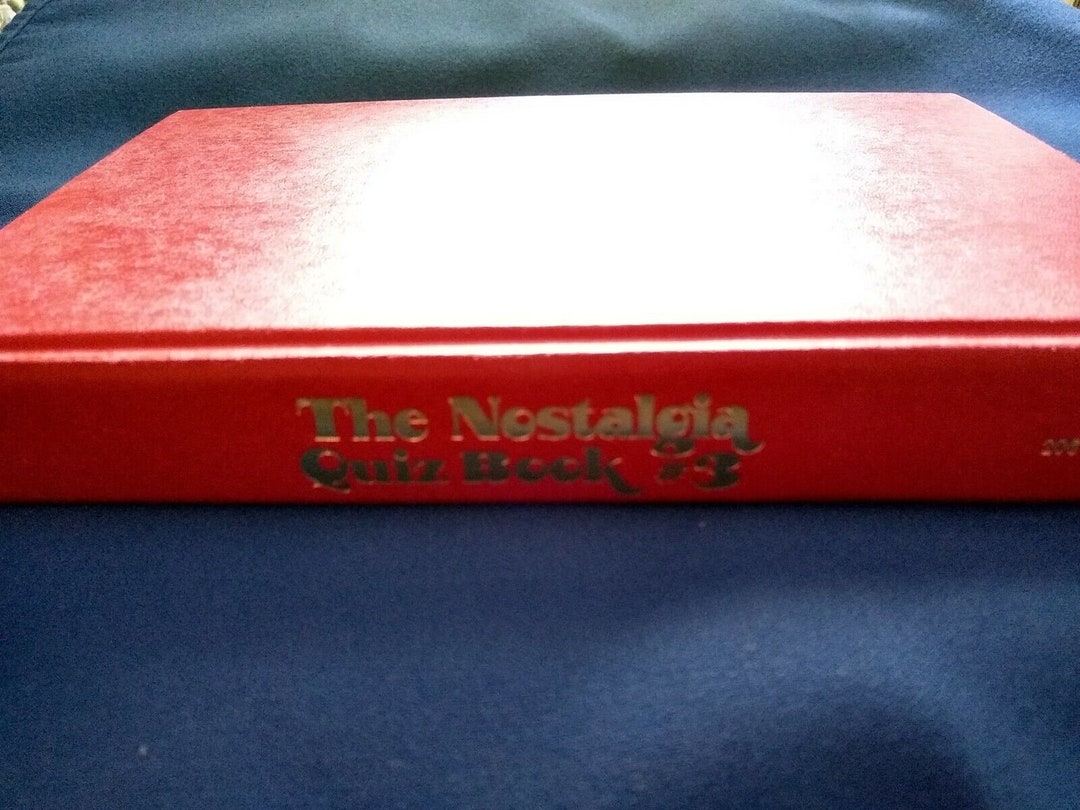 The Nostalgia Quiz Book 3 Trivia Martin A Gross Life Enrichment Senior ...