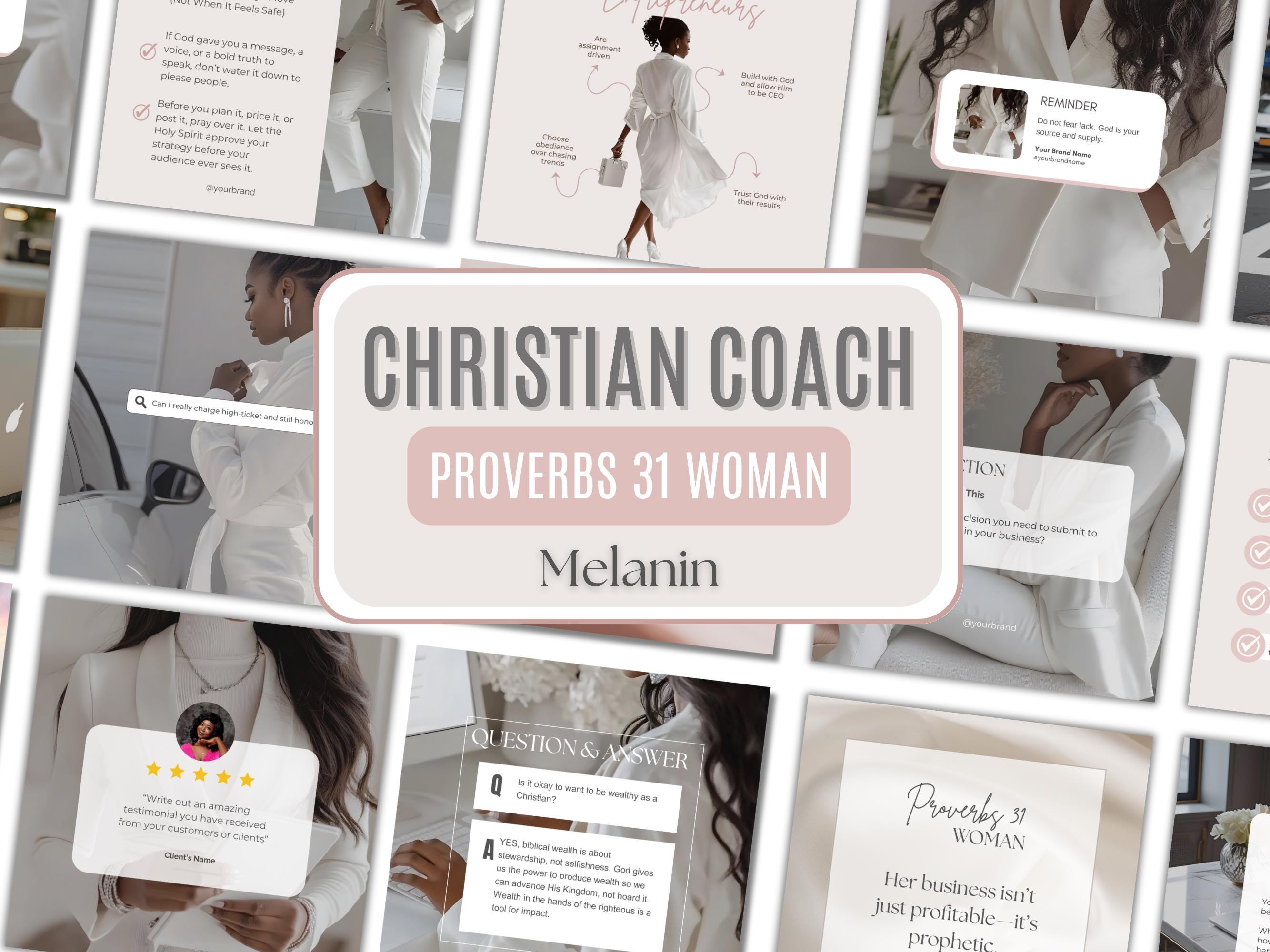 Christian Coach Templates, Faith Based Template, Christian Instagram ...
