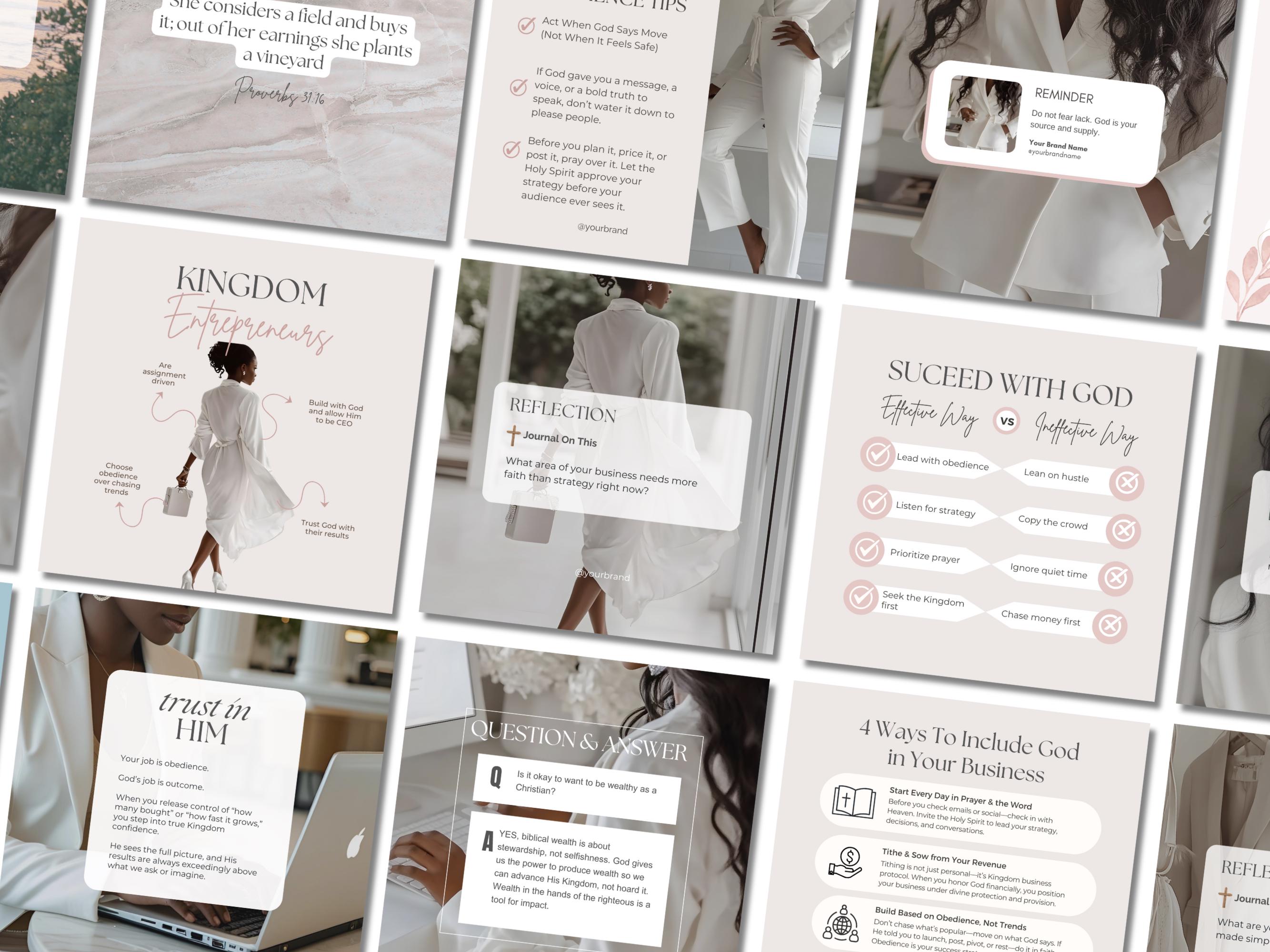 Christian Coach Templates, Faith Based Template, Christian Instagram ...