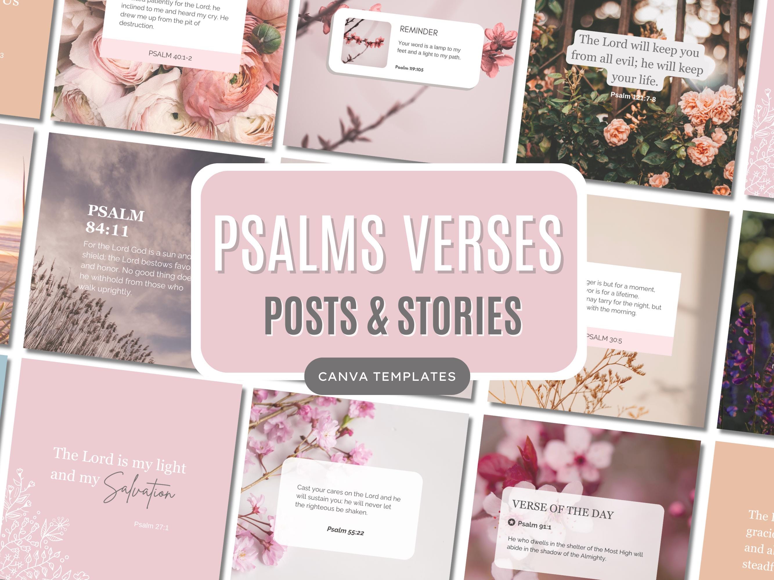 Christian Instagram Posts, Bible Verses Instagram, Christian Canva ...