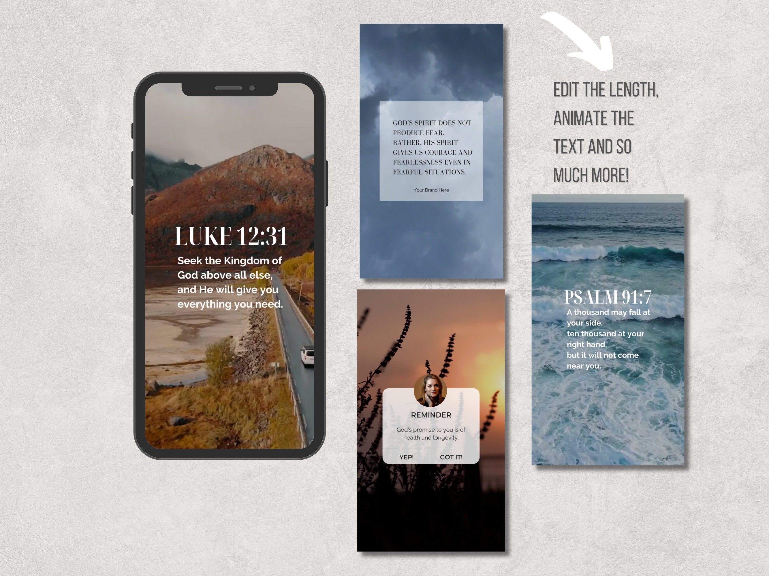 Instagram Reels, Christian Instagram Templates, Reels Video Template ...