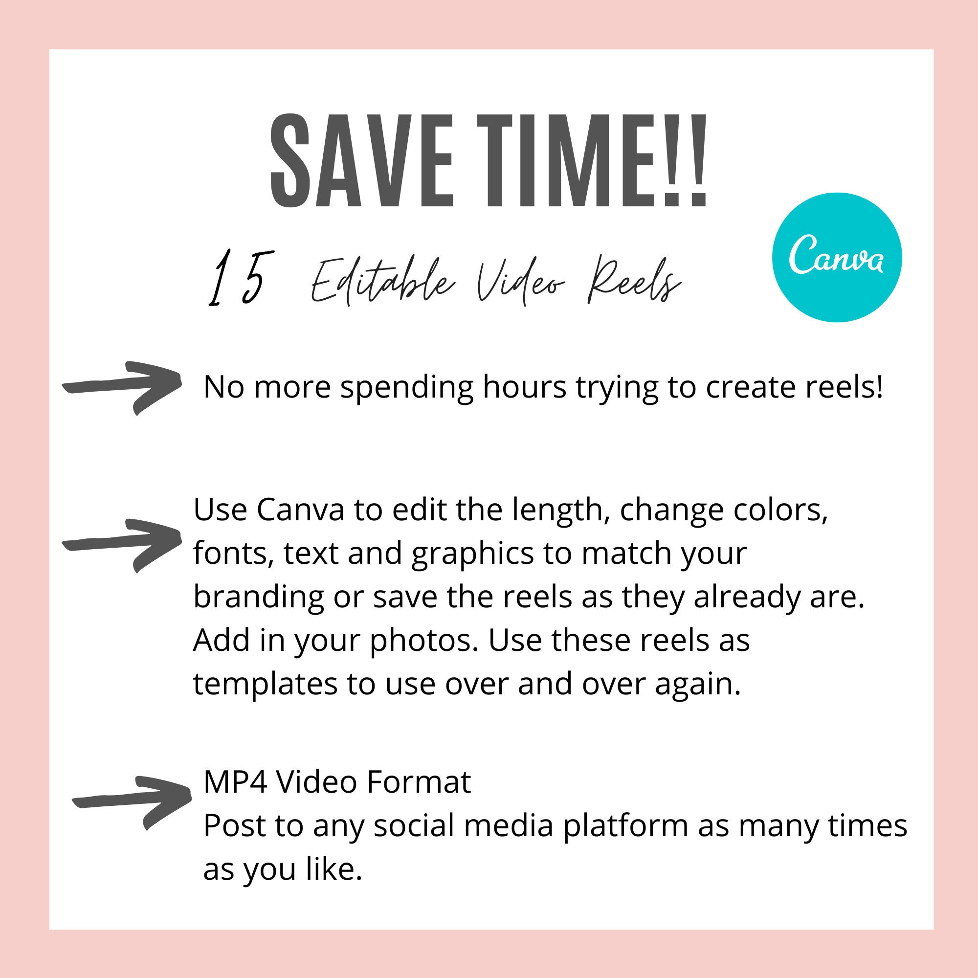 Instagram Reels, Video Reel Template, Health and Wellness, Spiritual ...