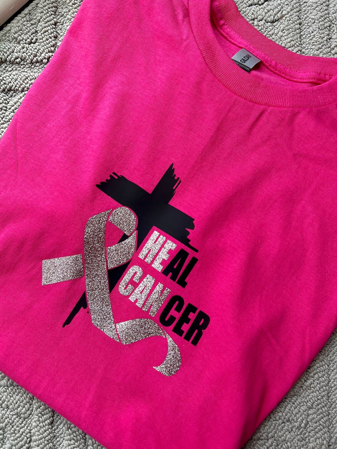He Can Heal Cancer Tee - Etsy