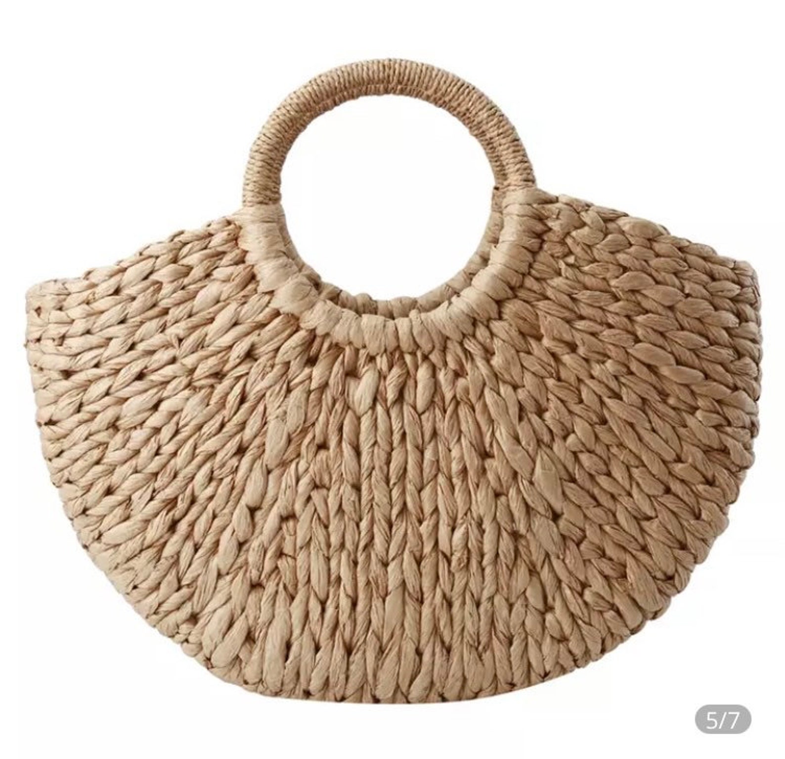 Rattan Straw Handbag Natural Straw Bag Rattan Bag Basket - Etsy