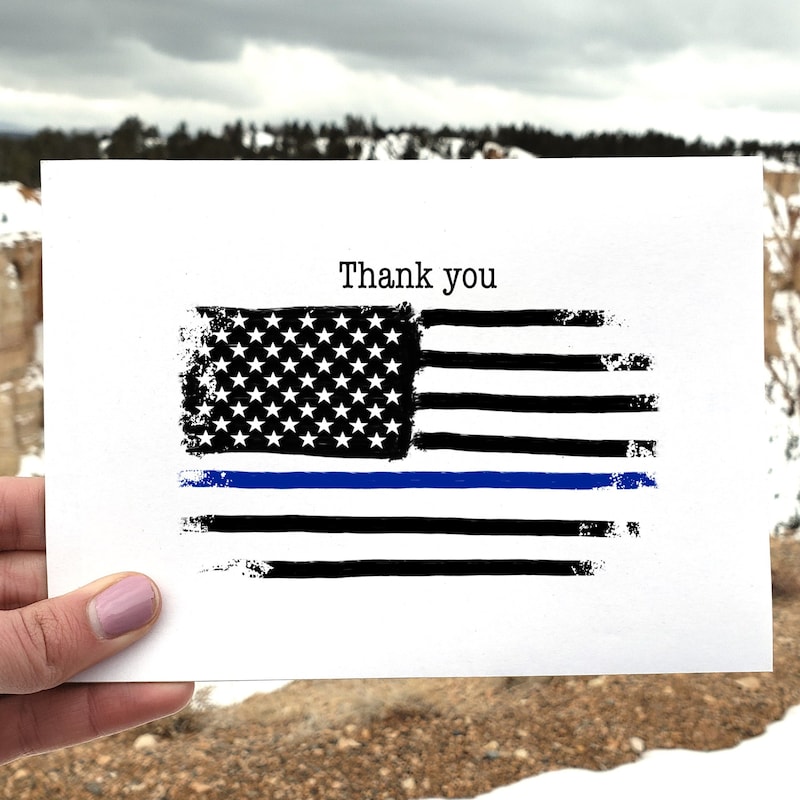 Police Thank You Cards - Etsy